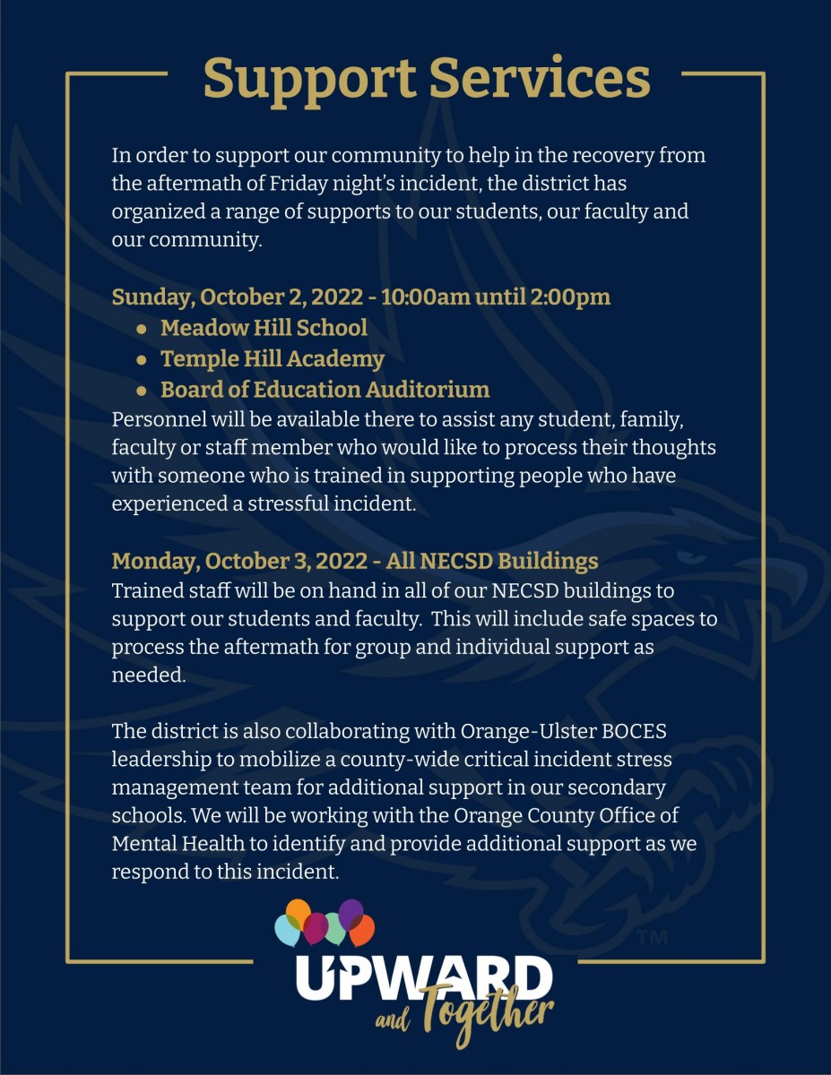 Support Services for our School Community- News - NECSD